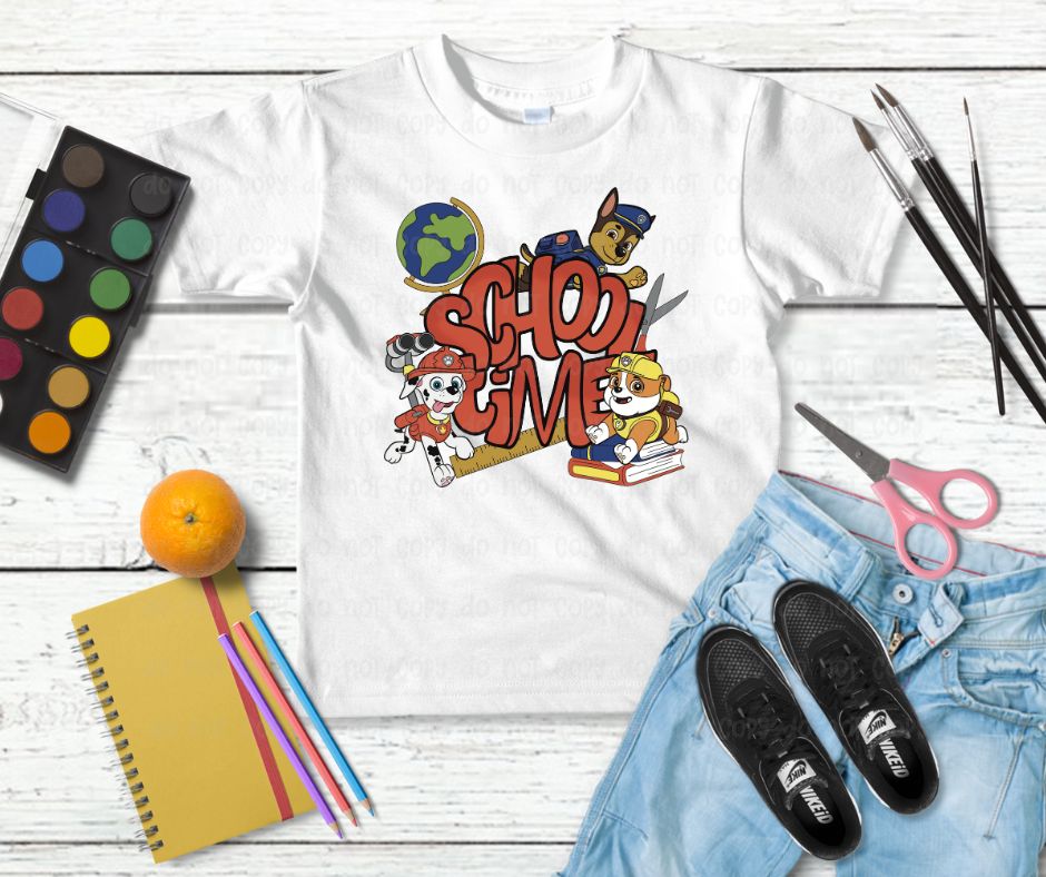 School Time Pup Squad - DTF Transfer – S & S Transfers