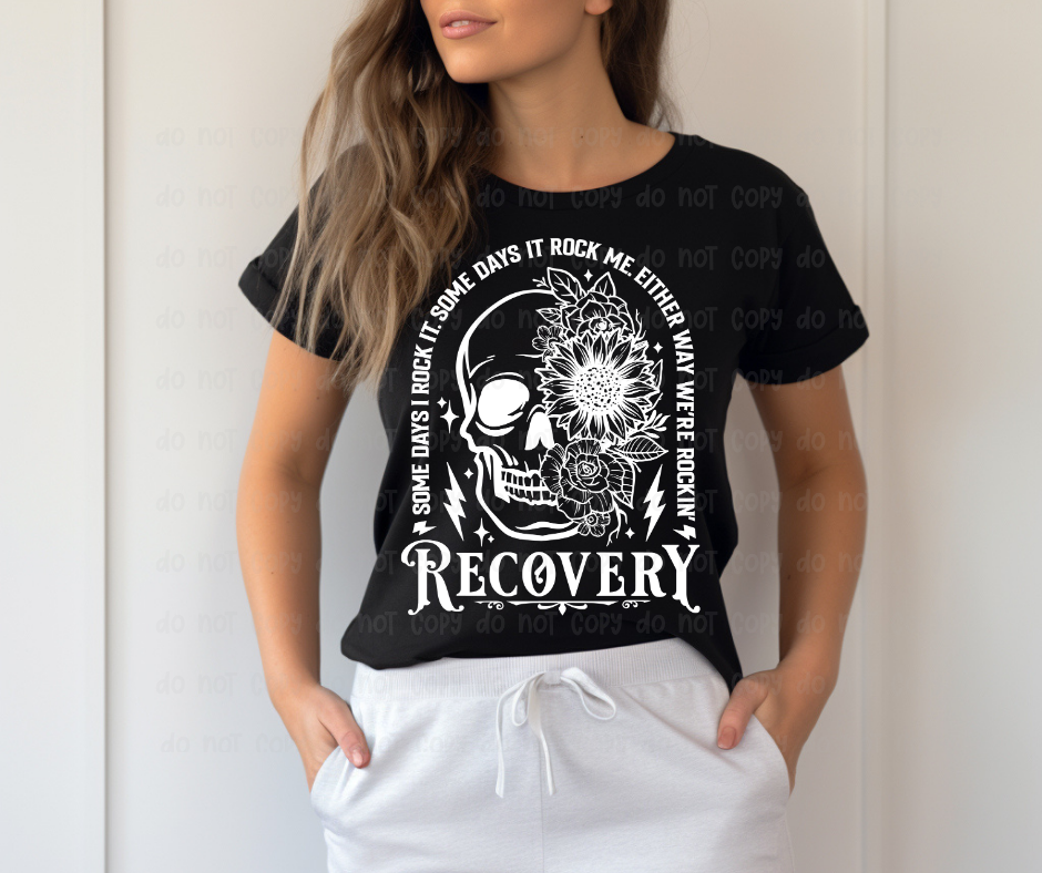 Recovery Skull - White - DTF Transfer – S & S Transfers