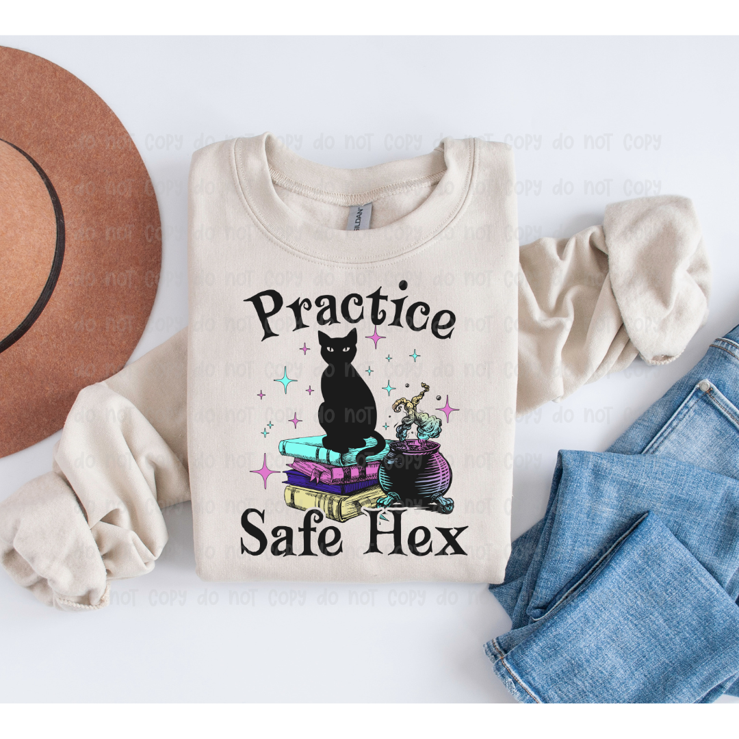 PRACTICE SAFE HEX – DTF Transfer – S & S Transfers